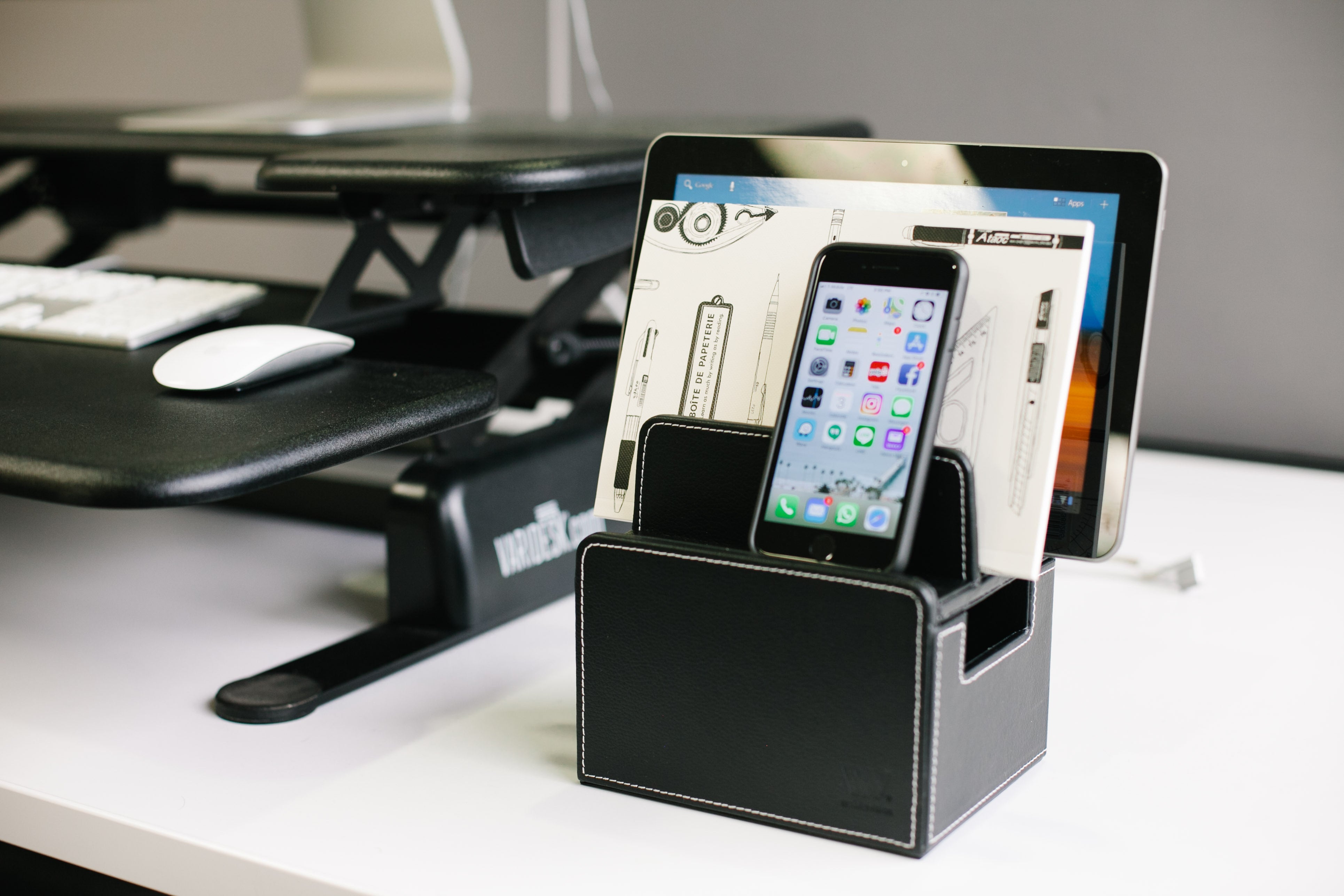 Executive Personal Stand and Device Organizer - MobilevisionUS